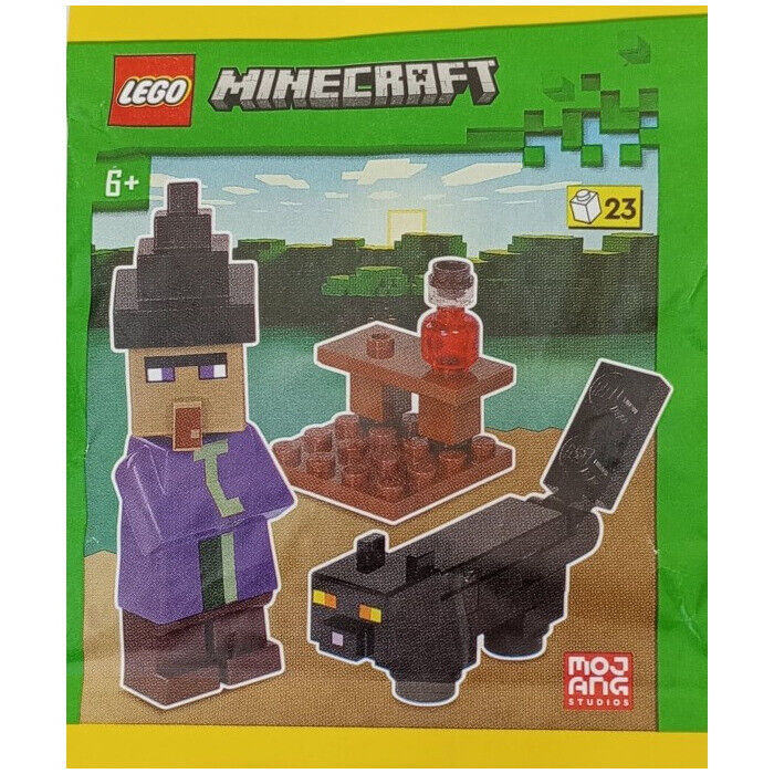 LEGO Minecraft Witch with Black Cat and Potion Paper Bag 662408 (SEALE ...