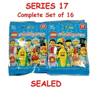 LEGO SERIES 17 Collectible Minifigures 71018 - Complete Set of 16 - SE ...